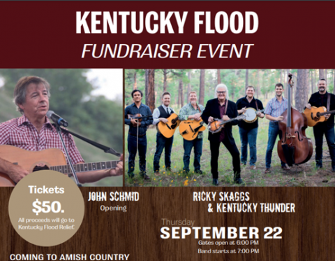KENTUCKY FLOOD RELIEF CONCERT ON SEP. 22 WITH RICKY SKAGGS AND KENTUCKY ...