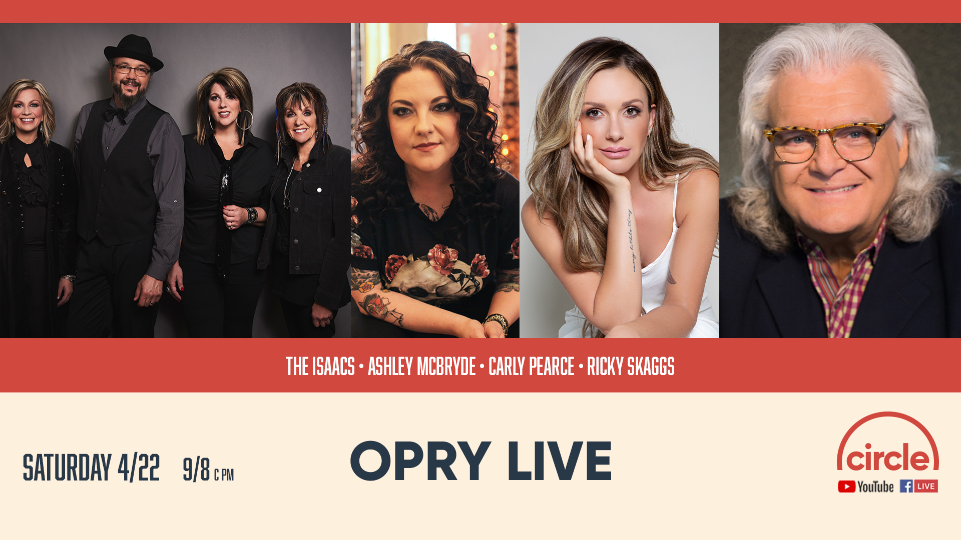 Ricky Skaggs Appearing on Opry Live Sat., April 22! - Ricky Skaggs