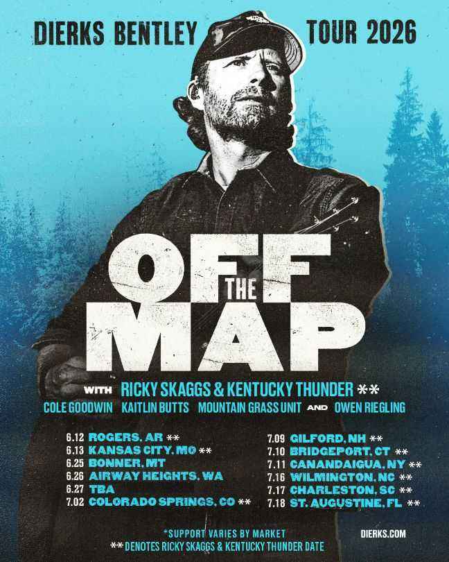 Ricky Skaggs & Kentucky Thunder Hit The Road With Dierks Bentley This ...